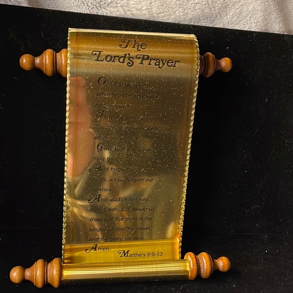 Home Interiors | Accents | Home Interiors 114dh Woodgolden Scroll Of ...